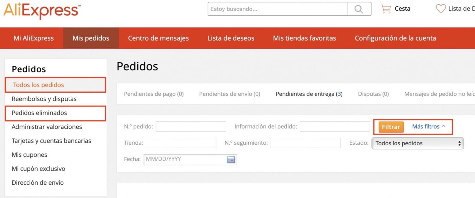 No encuentro mi pedido de AliExpress (SOLUCIÓN)
