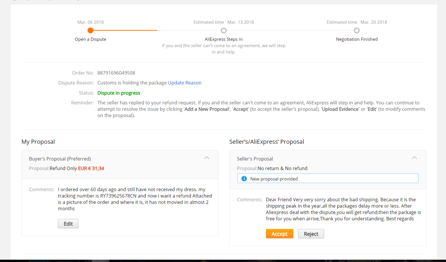 Opening and winning a dispute on AliExpress (DEFINITIVE guide)