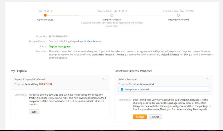Opening and winning a dispute on AliExpress (DEFINITIVE guide)