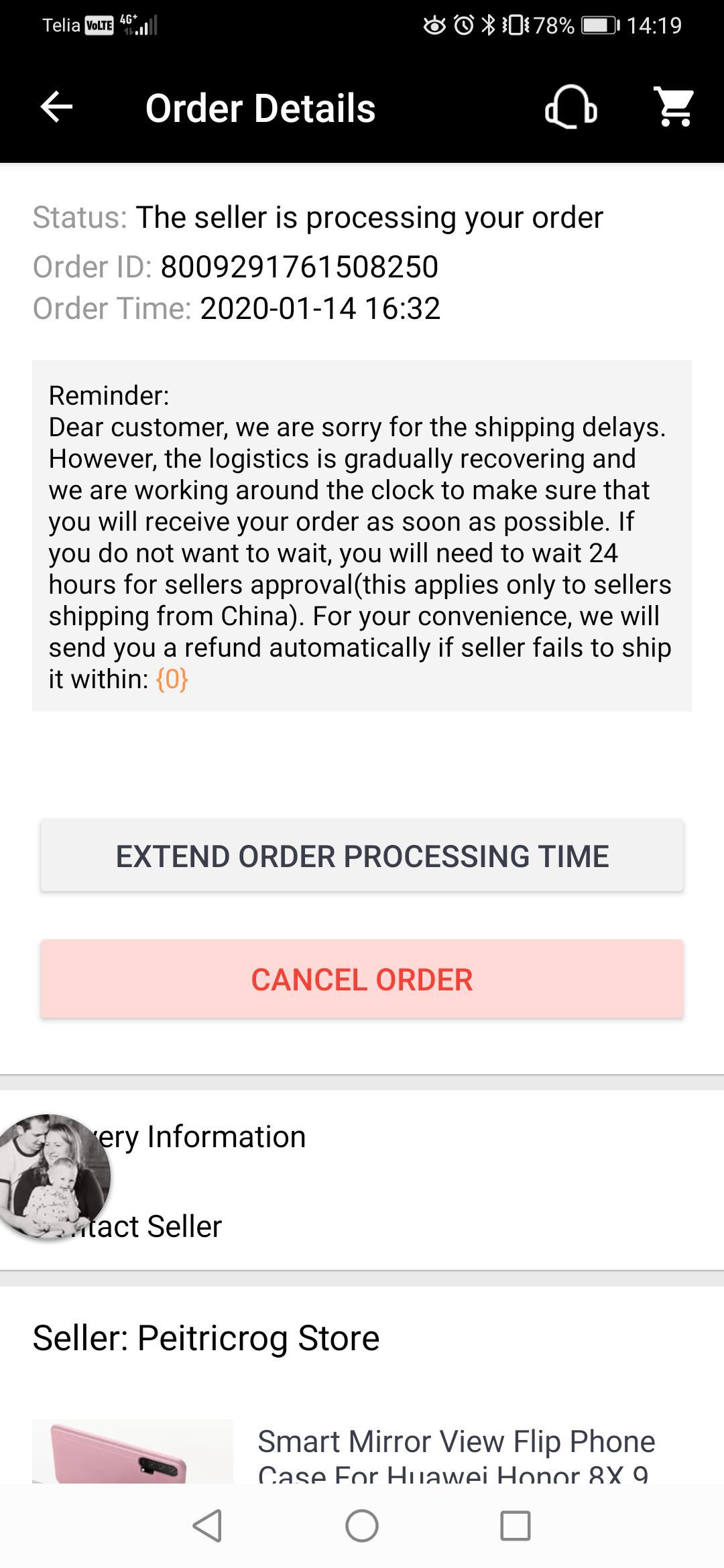 How to view and manage my orders on AliExpress