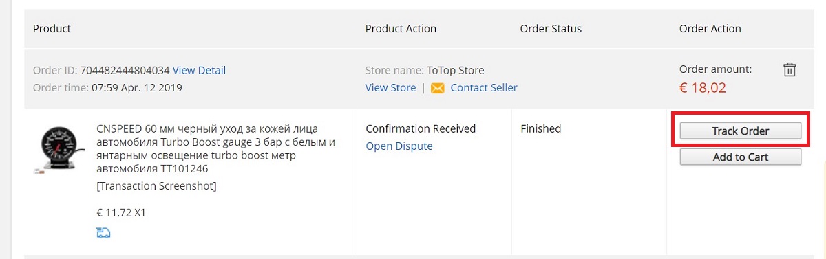 How to view and manage my orders on AliExpress