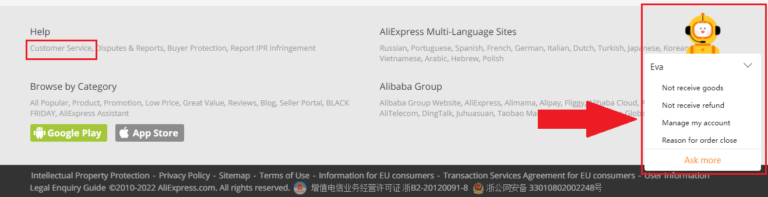 How to contact AliExpress in English (TRICKS)