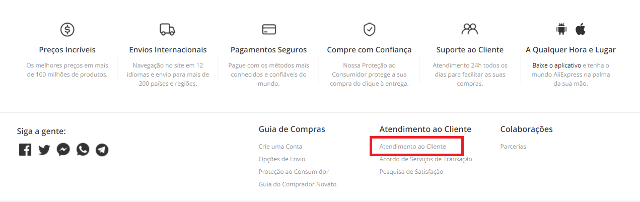 Como entrar em contato com o AliExpress (Dica)