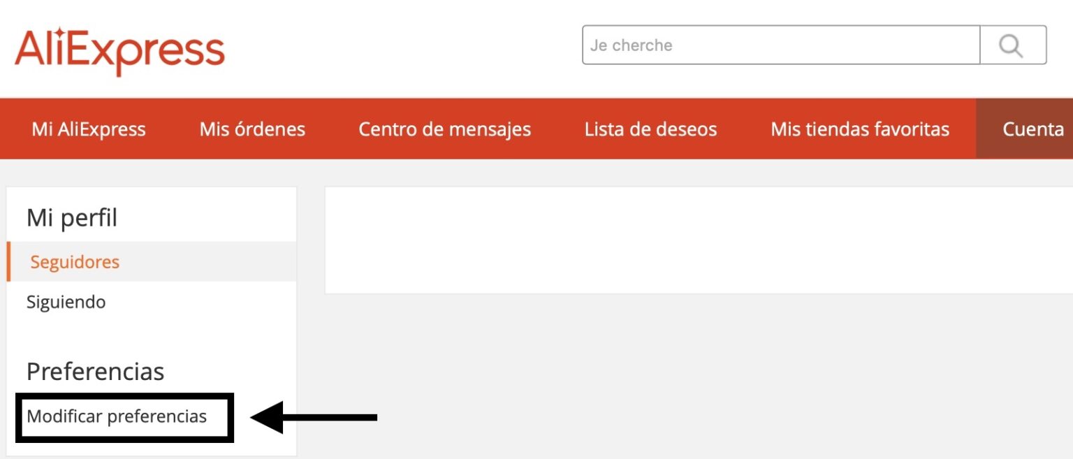 Cómo dejar de recibir correos de AliExpress