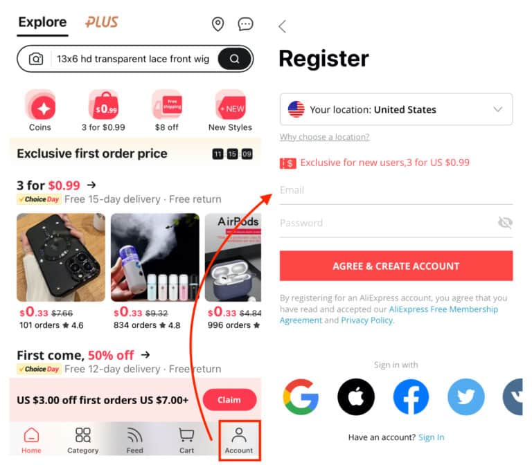 How to register on AliExpress step by step (EASY GUIDE)
