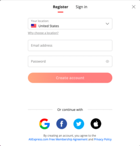How to register on AliExpress step by step (EASY GUIDE)