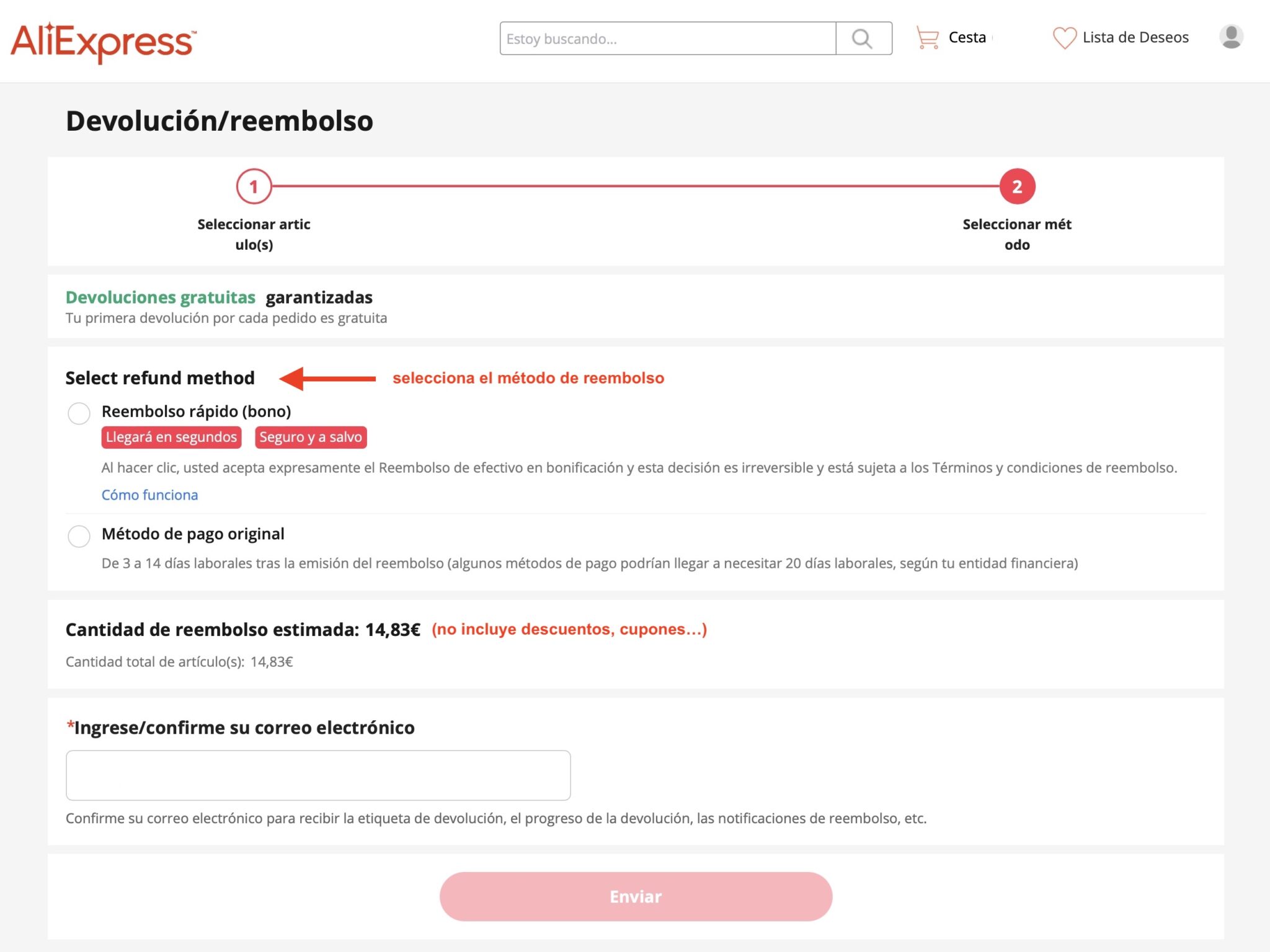 Cómo devolver un producto de AliExpress con Correos (GUÍA 2025)